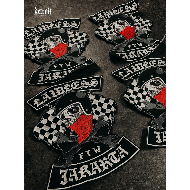 Jual BACKPATCH LAWLESS JAKARTA | Shopee Indonesia