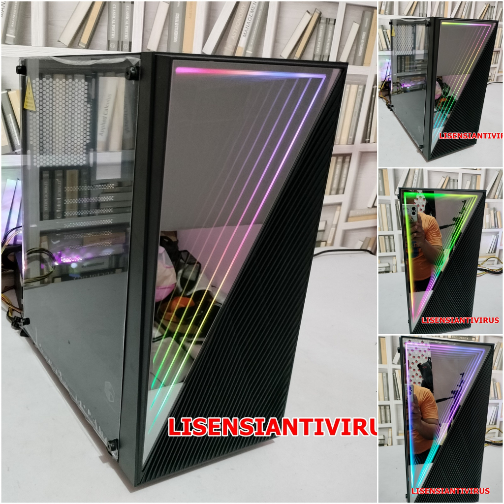 Jual Casing CUBE GAMING YOSEMIT ATX GAMING MODER DESIGN MIRROR STUNNING ...