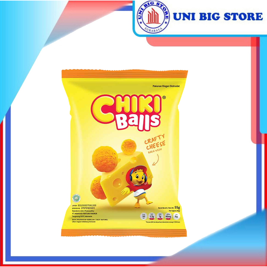Jual Chiki Snack Balls Crafty Cheese 55 gr Bola Keju | Shopee Indonesia