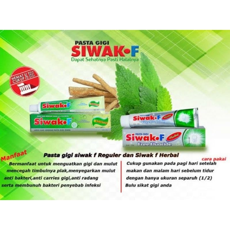Jual pasta gigi siwak f 120 g | Shopee Indonesia