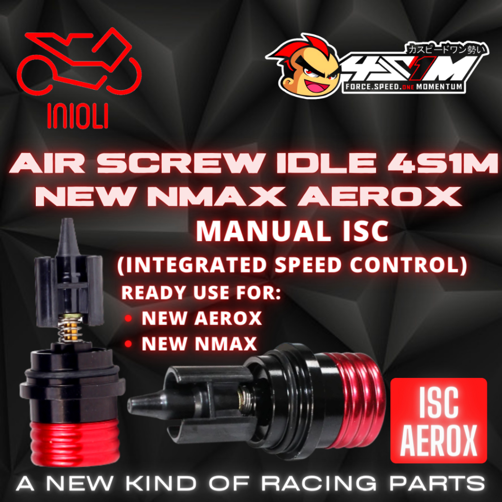 Jual AIR SCREW ISC 4S1M NEW NMAX AEROX LEXI B65 AEROX CONNECTED IDLE ...