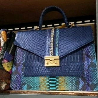 Jual Tas Tangan Kulit (Python Skin) | Shopee Indonesia