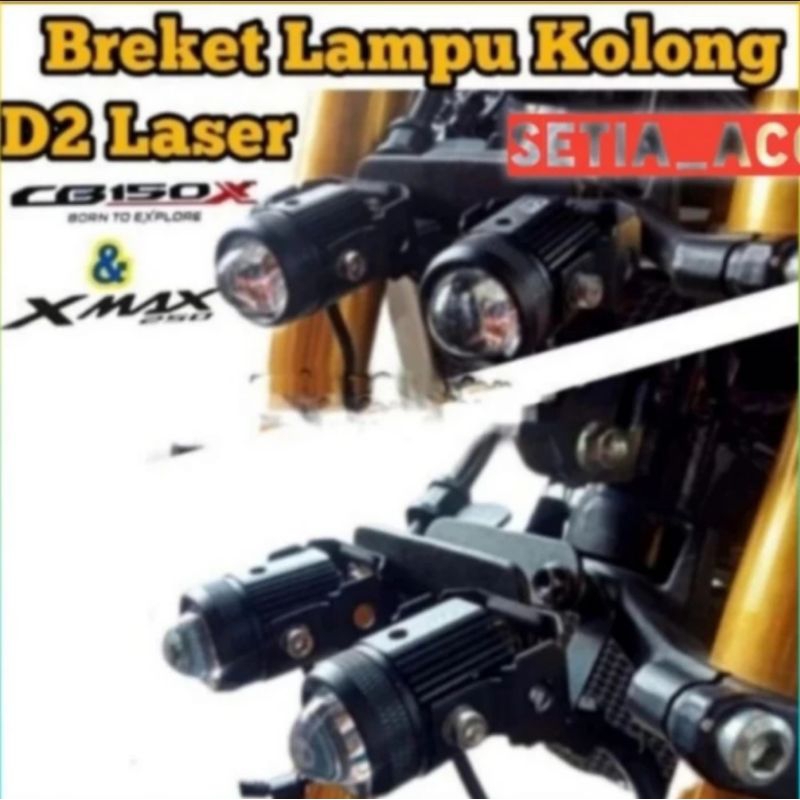 Jual Breket Lampu Cb 150x Cbx Cb150x Breket Foglamp Lampu Tembak D2