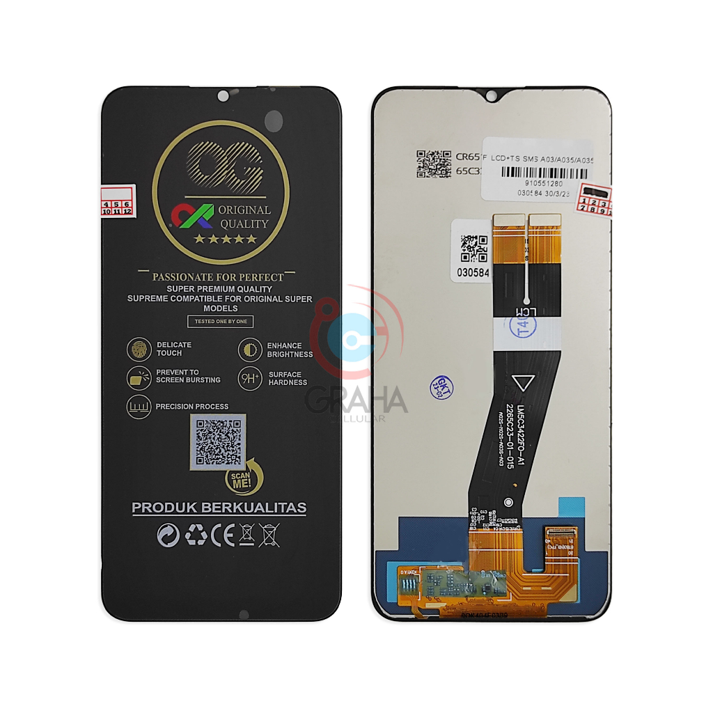 Jual LCD SAMSUNG A03 / A035 / A035F OG ORI SUPER FULSET TOUCHSCREEN ...