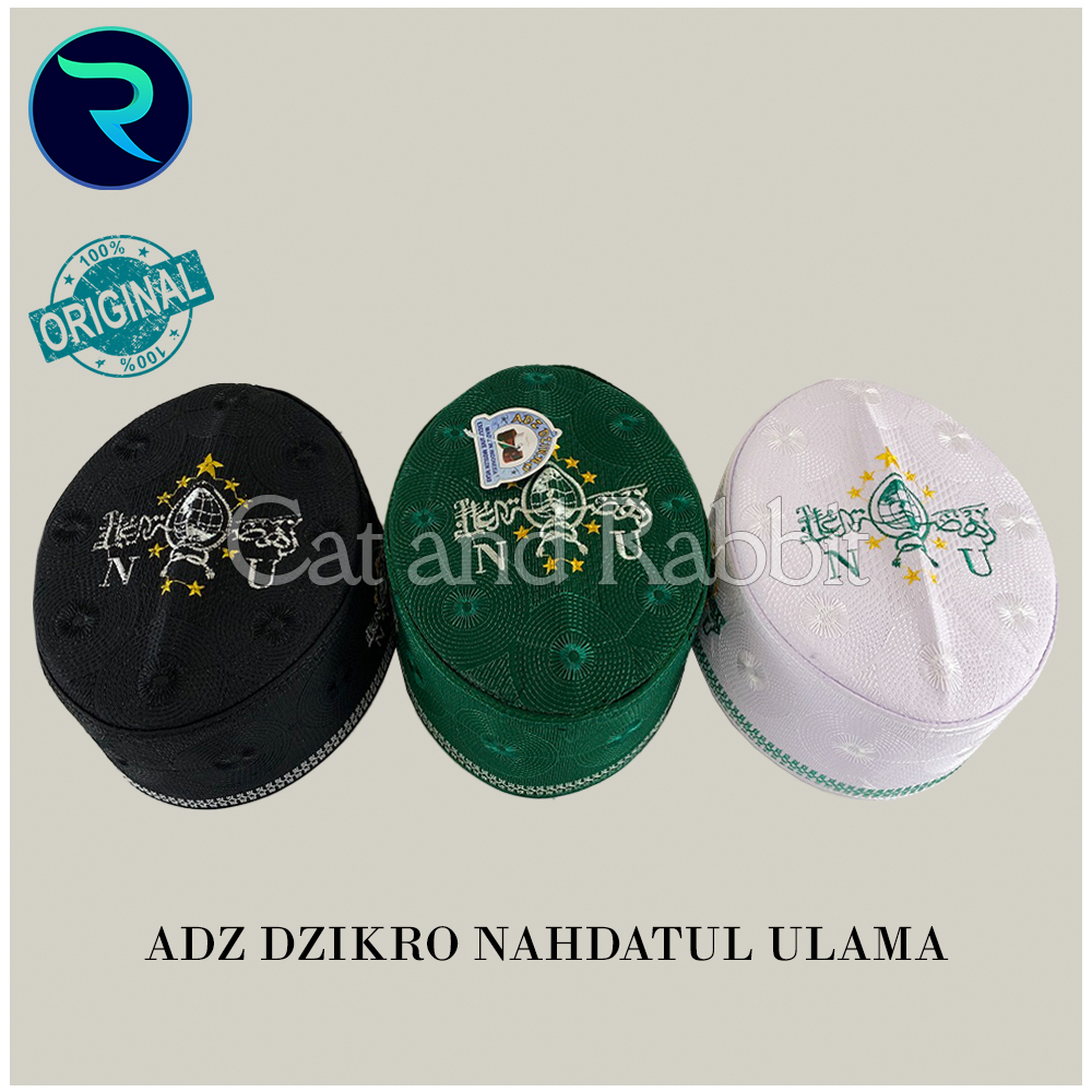 Jual Kopiah Peci Haji Assagofah Terompah Nabi ADZ DZIKRO NU Nahdlatul ...