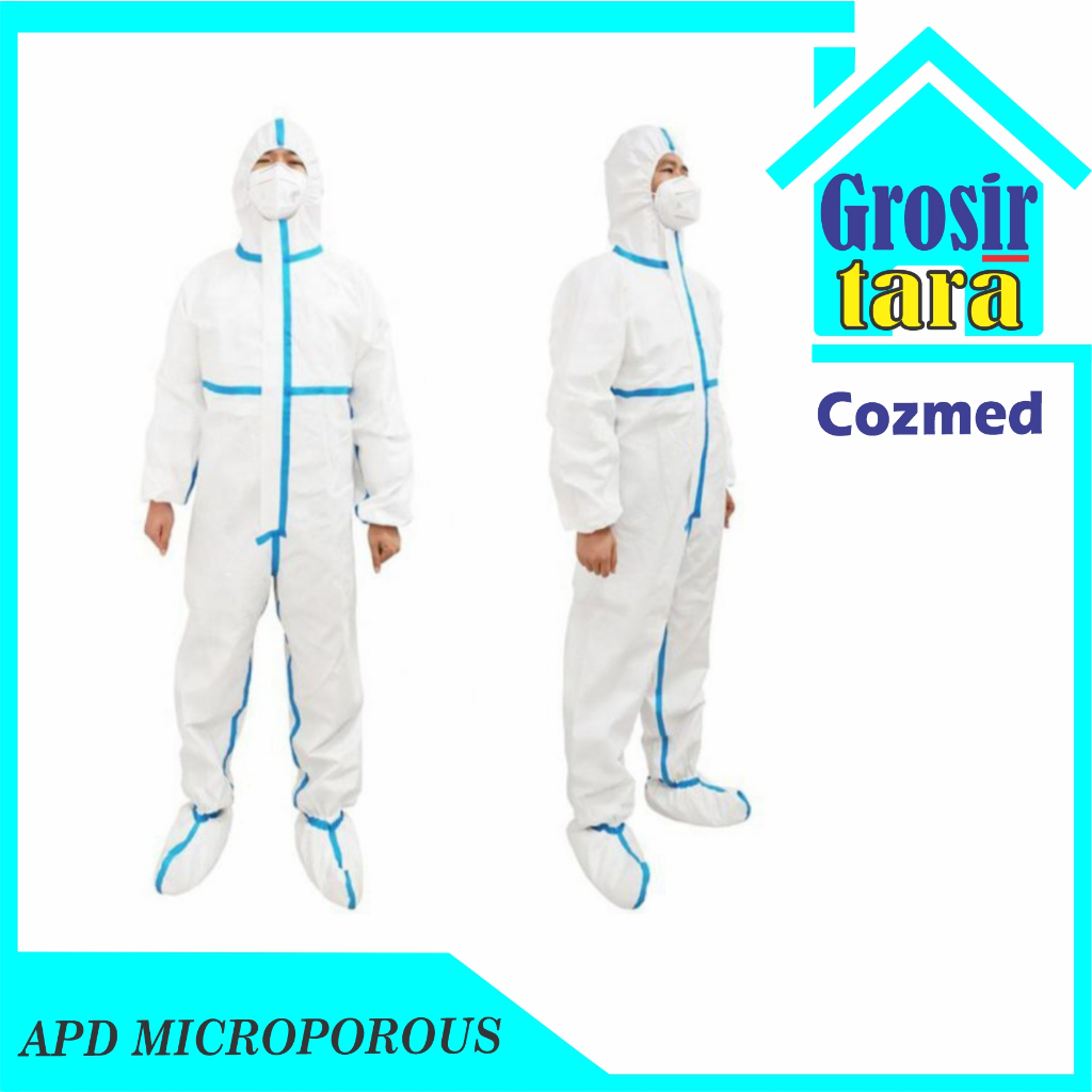 Jual Baju APD Izin KEMENKES Hazmat Suit Coverall Cozmeed APD ...