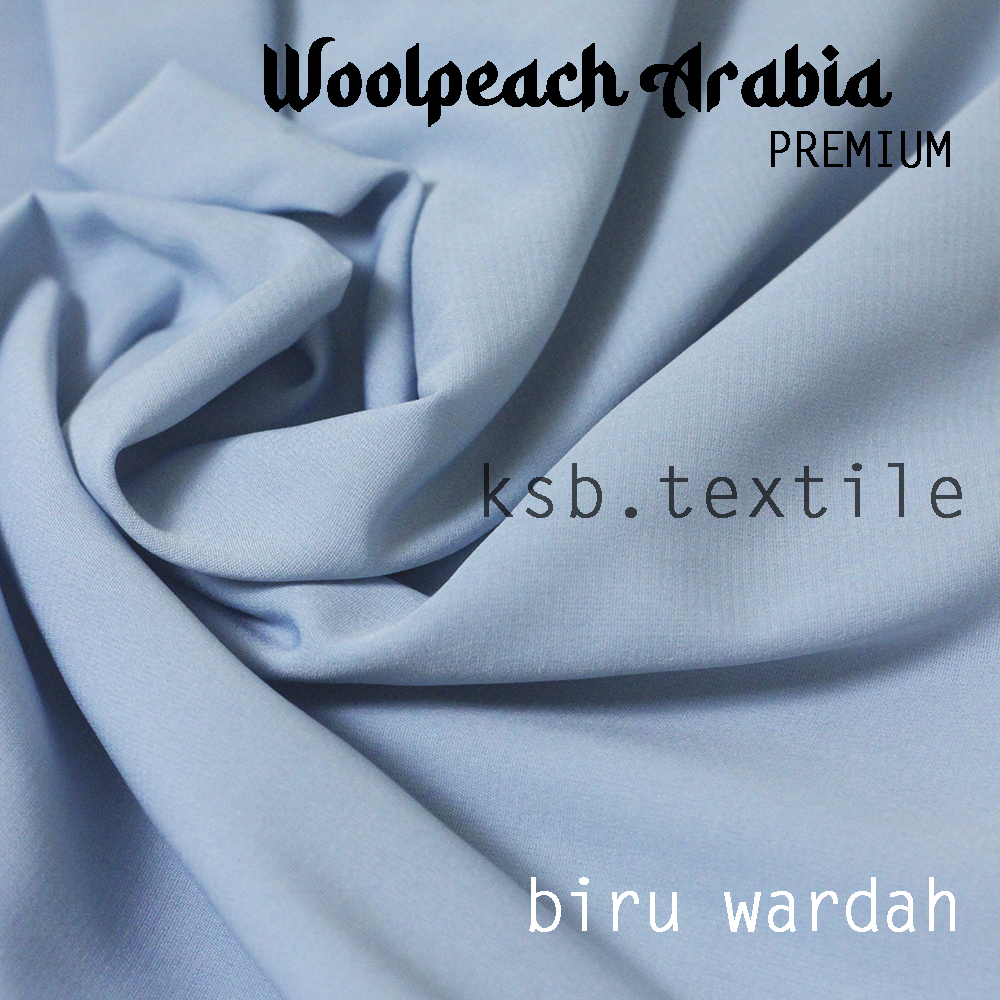 Jual Kain Rollan Woolpeach Arabia Premium / Wolfis / Wolvis / Woolpis ...