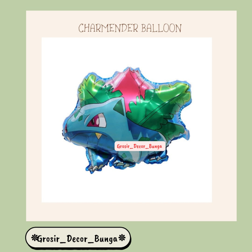 Jual HE BALON POKEMON PIKACHU CHARMENDER BALLOON ANIME TEMA POKEMON ...