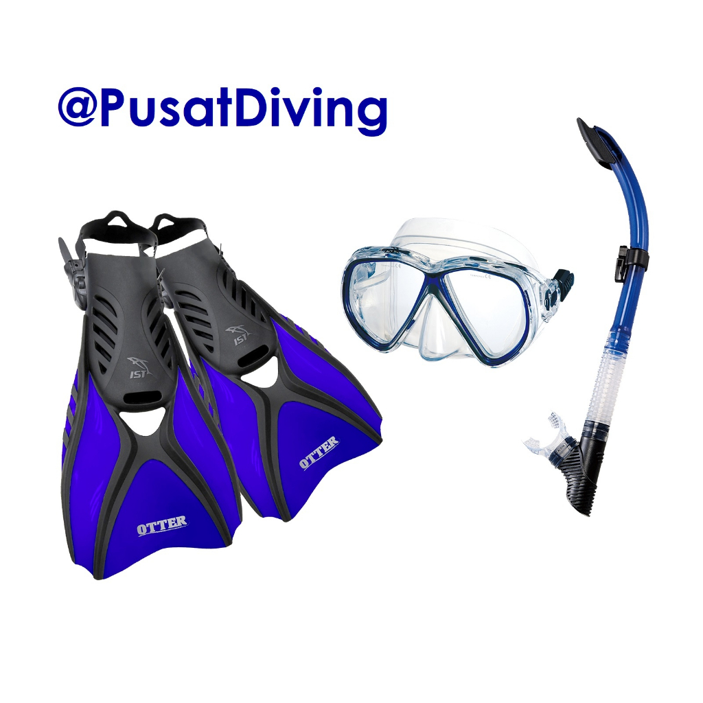 Jual Alat Selam - SNORKELING COMBO SET - CF02 - IST | Shopee Indonesia