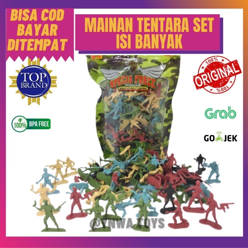 Jual MAINAN ANAK TENTARA KECIL SET ISI BANYAK / MAINAN TENTARA PERANG MILITER / MAINAN MINIATUR ...