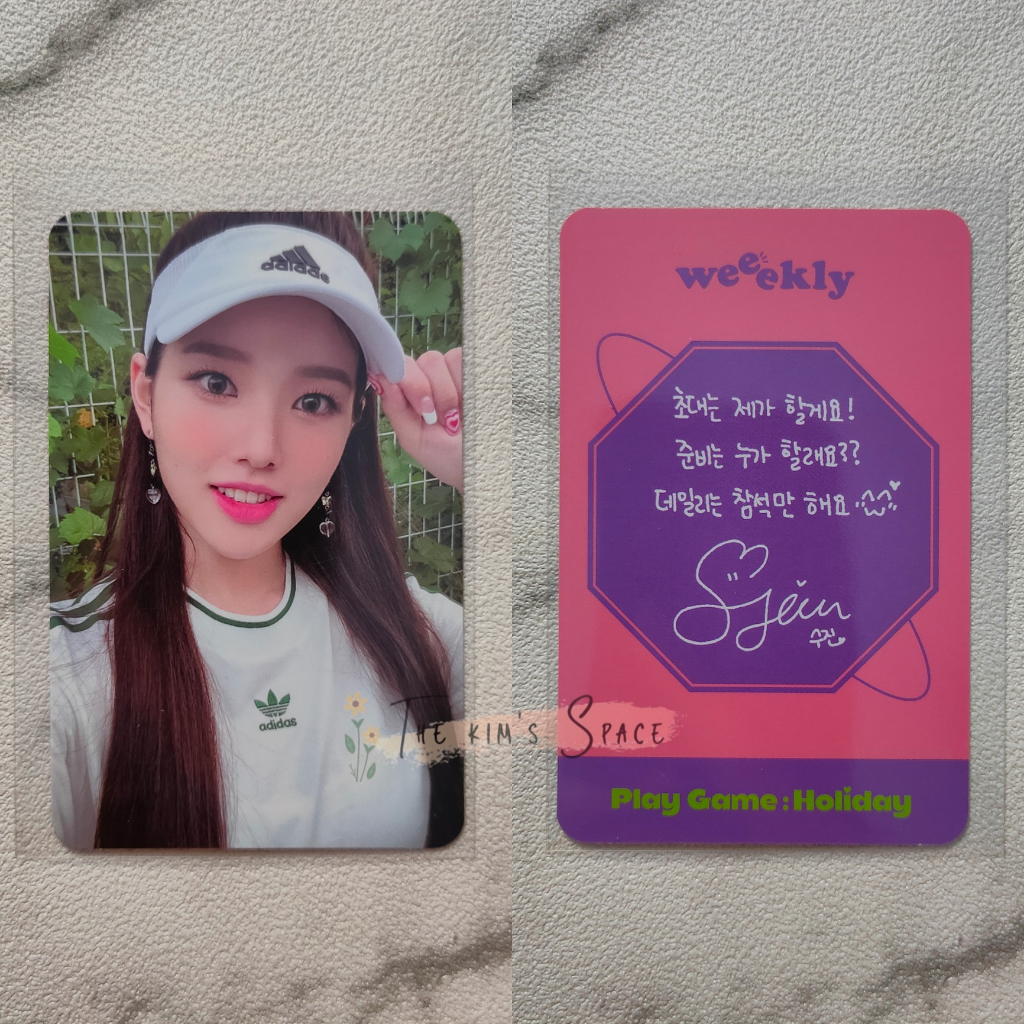 Jual Weeekly We Can Play Game: Holiday Awake Soojin Jiyoon Monday Jaehee Zoa Photocard 4cut ...