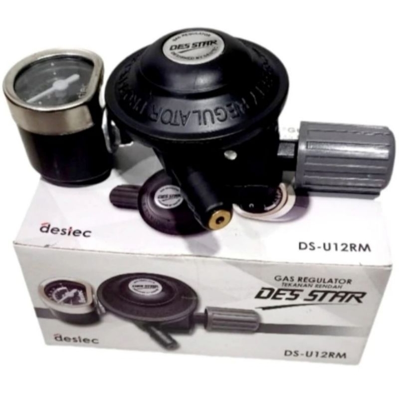 Jual regulator gas destar destec meter ds-U12rm | Shopee Indonesia