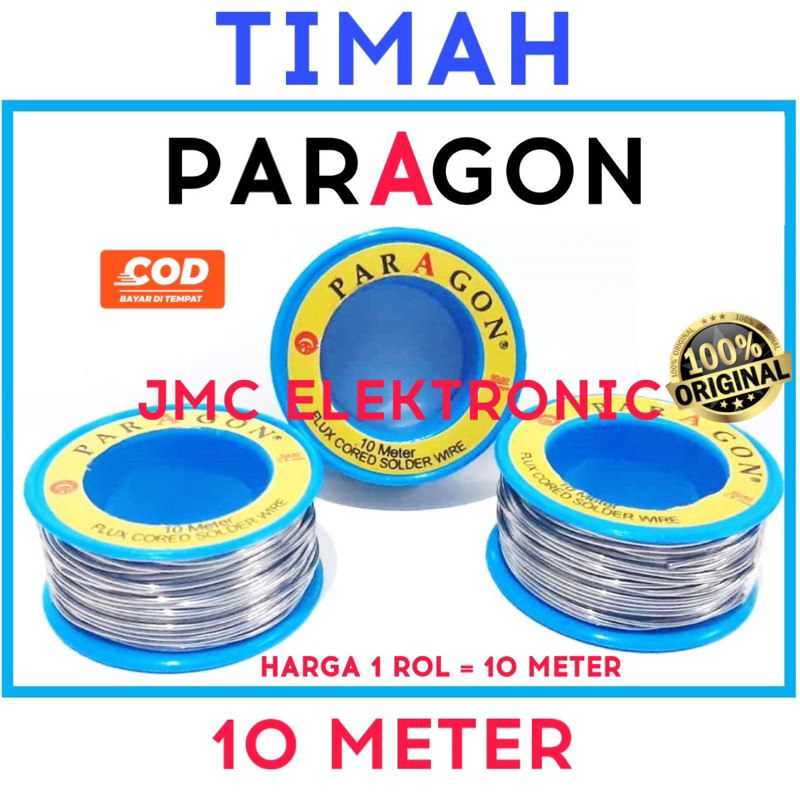 Jual TIMAH SOLDER TENOL PARAGON 10M TINOL KAWAT PATRI SOLDER MERK ...