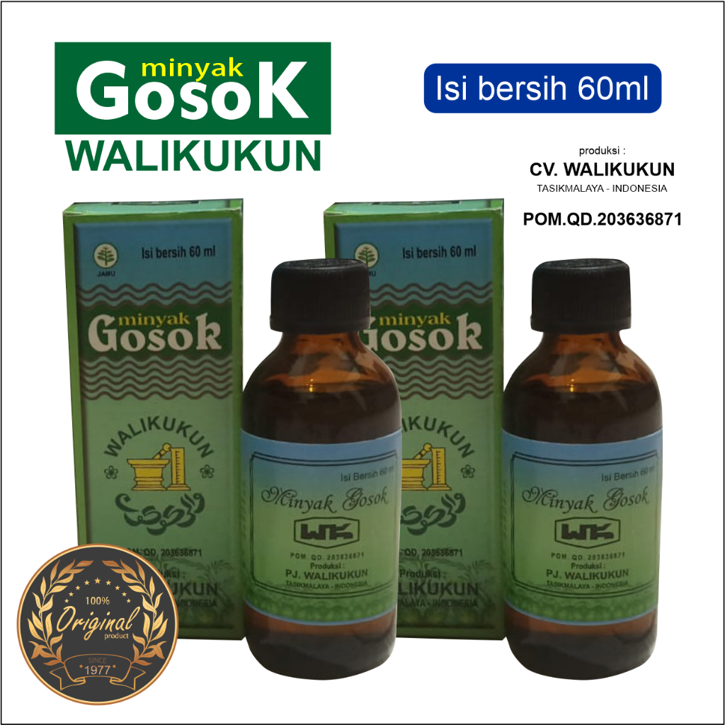 Jual Minyak Gosok Walikukun Original 60 Ml | Minyak Gosok Herbal Walikukun | Minyak Gosok Masuk ...