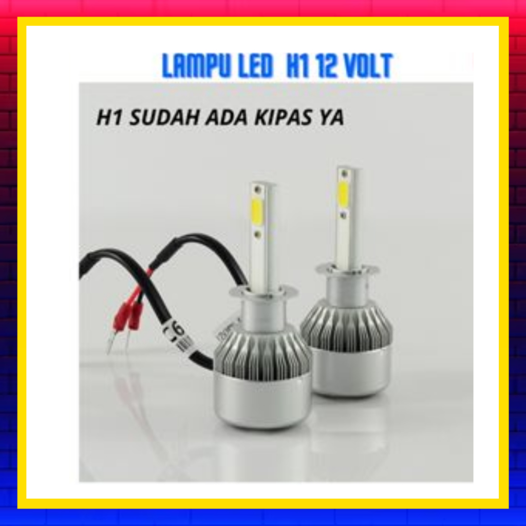 Jual LAMPU LED H1 12/ 24 VOLT C6 COB CHIPS - LAMPU LED C6 SOCKET H1 | Shopee Indonesia