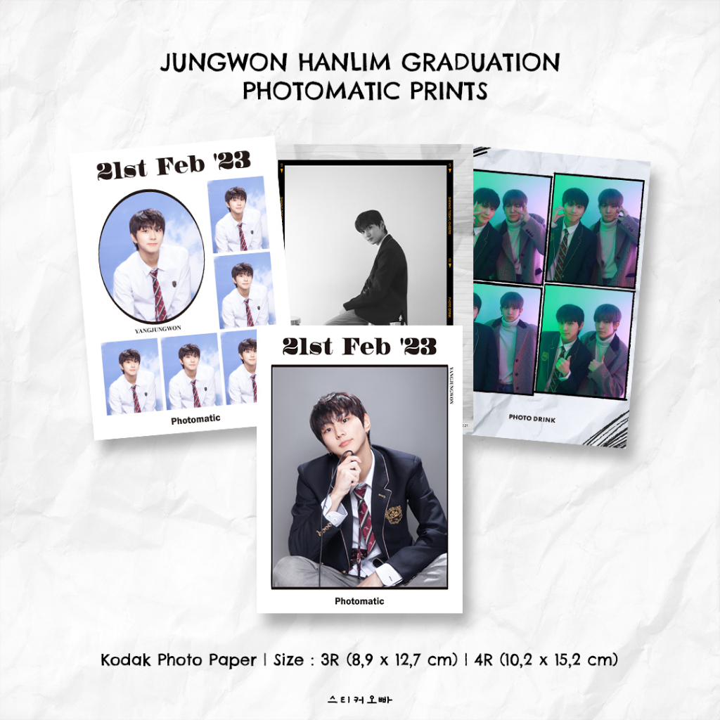 Jual Photomatic Enhypen Jungwon Hanlim Graduation (Fanmade) | Shopee ...