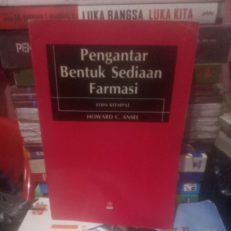 Jual buku PENGANTAR BENTUK SEDIAAN FARMASI -HOWARD C.ANSEL | Shopee Indonesia