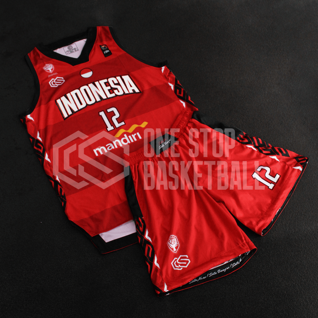 Jual Official CUSTOM Jersey Basket "Indonesia" by One Stop Basketball ...