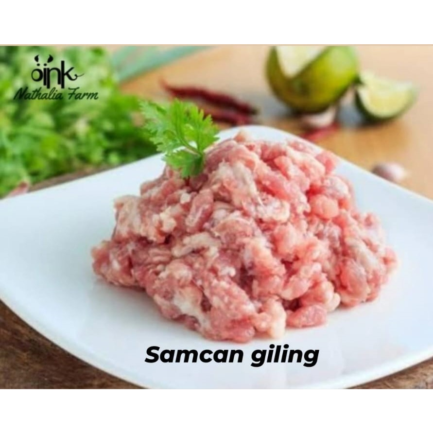 Jual Samcam Giling - Minced Pork Belly - Daging Babi Organik 500 gram ...