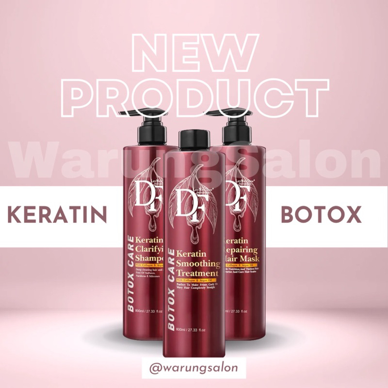 Jual Keratin Botox Smoothing Treatment Df Keratin Treatment 1 Set 800x3