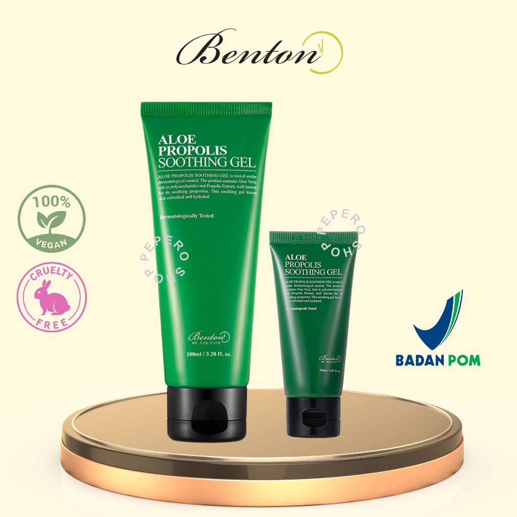 Jual [BPOM] BENTON Aloe Propolis Soothing Gel 100ml / Mini 30ml ...