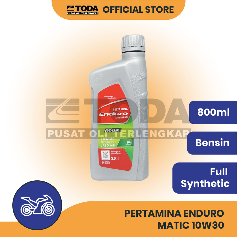 Jual Oli Pertamina Enduro Matic 10W-30 800ml Original Oli Mesin Motor Matic | Shopee Indonesia