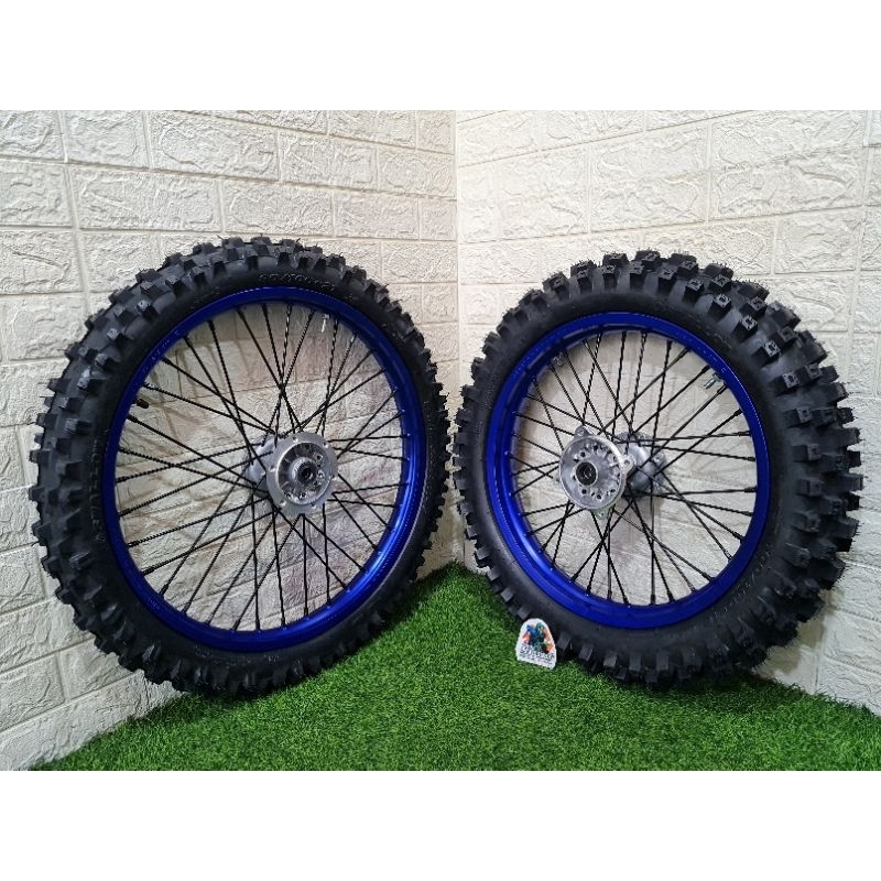 Jual wheelset trail 18 - 21 velg did tromol ori klx jari jari tk ban ...
