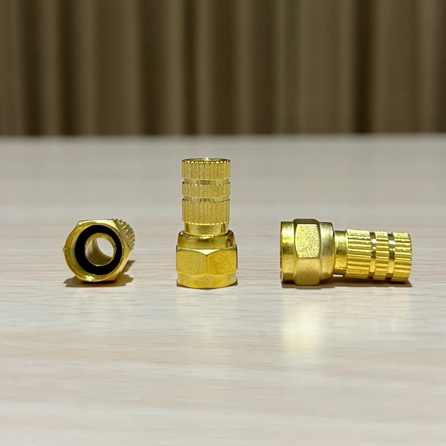 Jual JACK KONEKTOR CONNECTOR F 5C RG59 RG6 DRAT CCTV RECEIVER PARABOLA ...