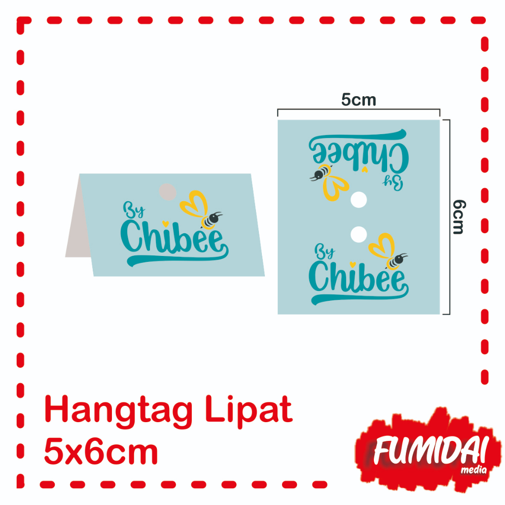 Jual HANGTAG / HANG TAG / LABEL LIPAT 5x6 (terbuka) | Shopee Indonesia