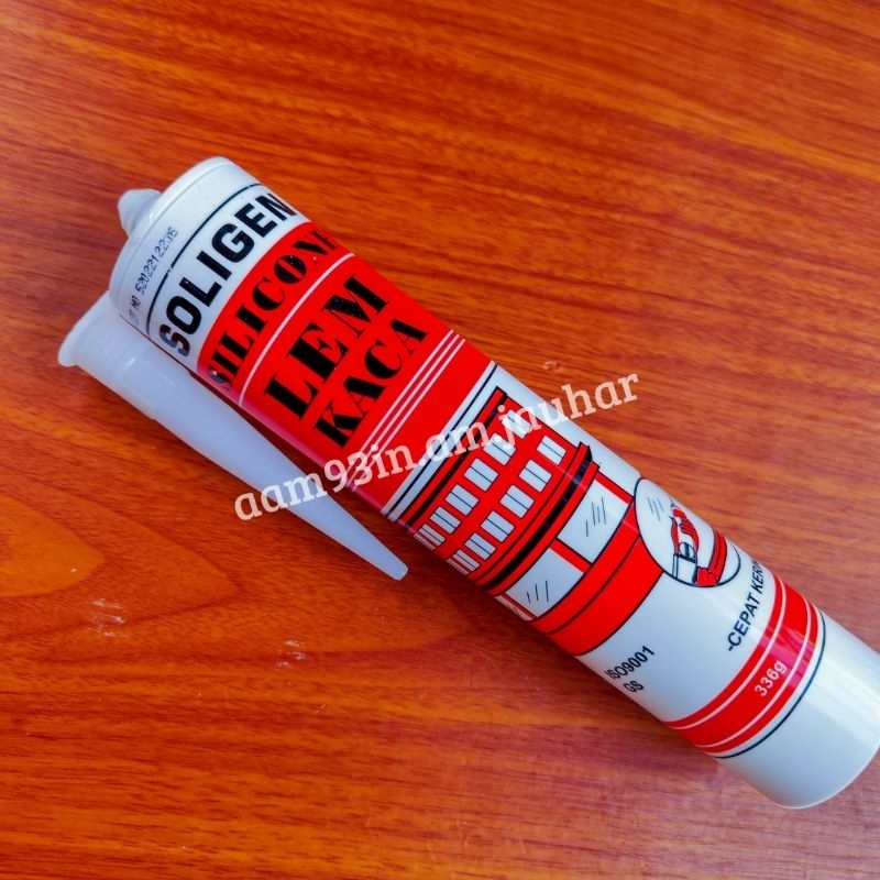 Jual Lem SOLIGEN Kaca Sealant Silen Botol 336 Gram Aquarium Akuarium ...
