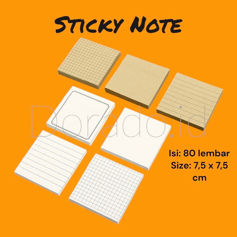 Jual Sticky Note Memo Note Memopad | Shopee Indonesia