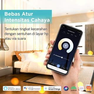 Jual BARDI Smart Home LED Light Bulb RGB 9W Bohlam Pintar Smart Lamp 9 ...