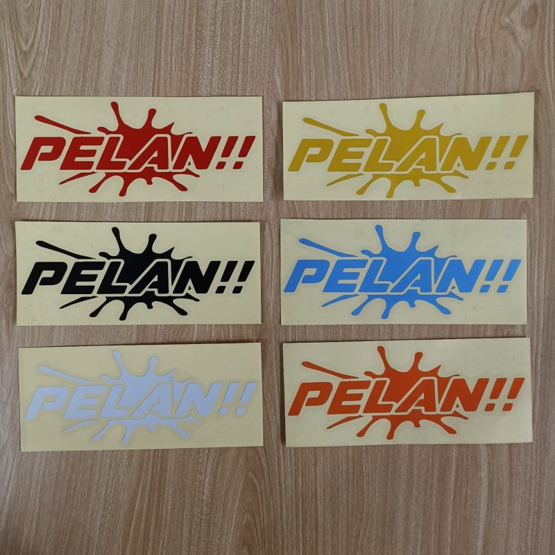 Jual STICKER PELAN reflective nyala, stiker pelan | Shopee Indonesia
