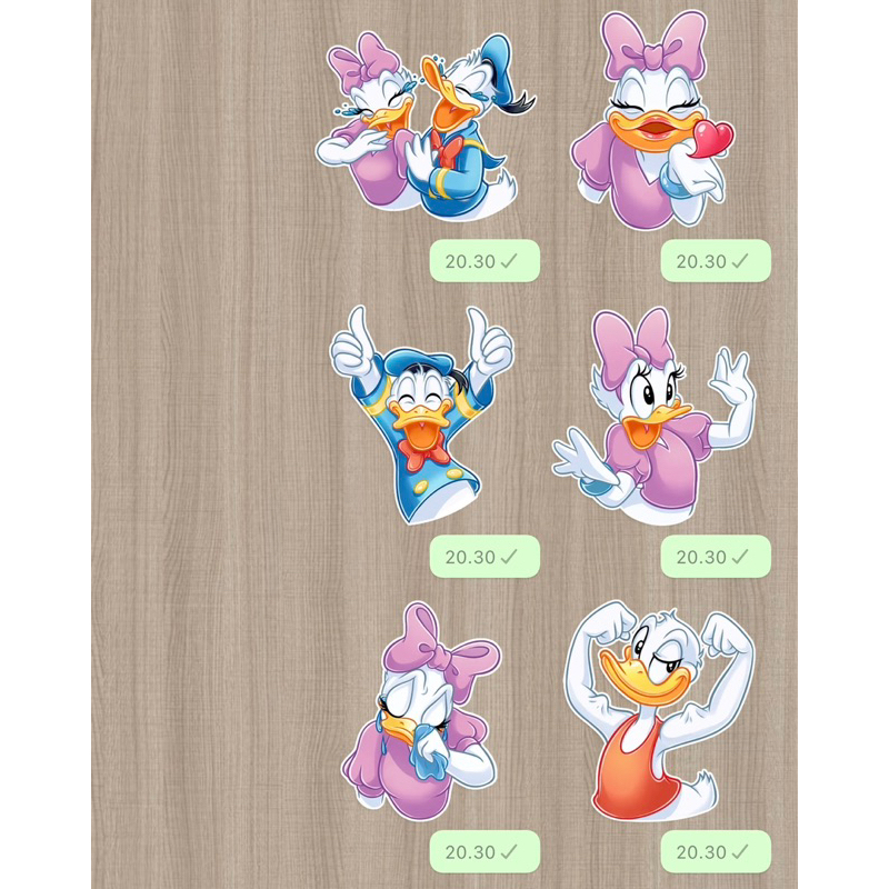 Jual PAKET STIKER WHATSAPP DISNEY DONALD ( NON GERAK ) | Shopee Indonesia