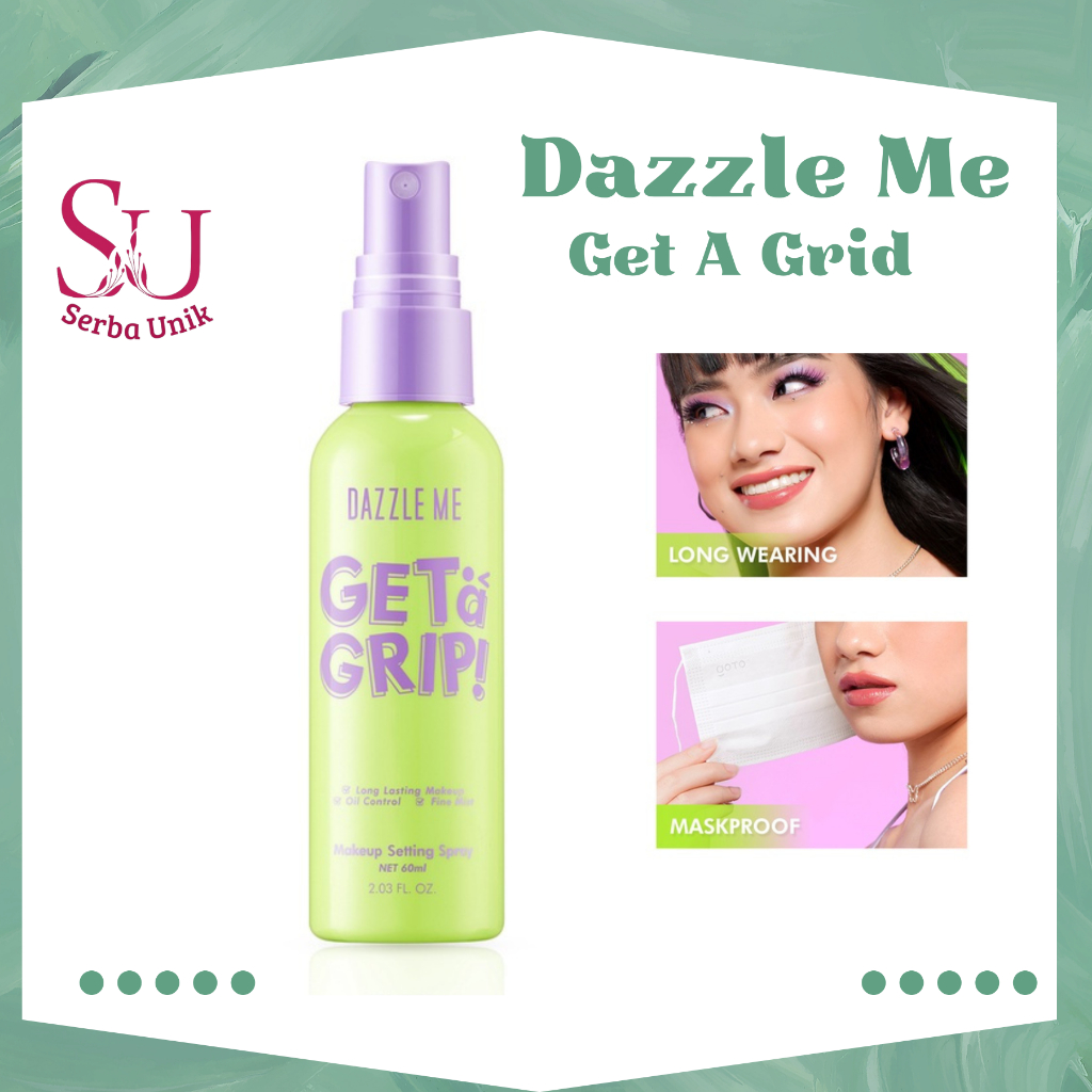 Jual Dazzle Me Get A Grip Make Up Setting Spray 60ml | Shopee Indonesia
