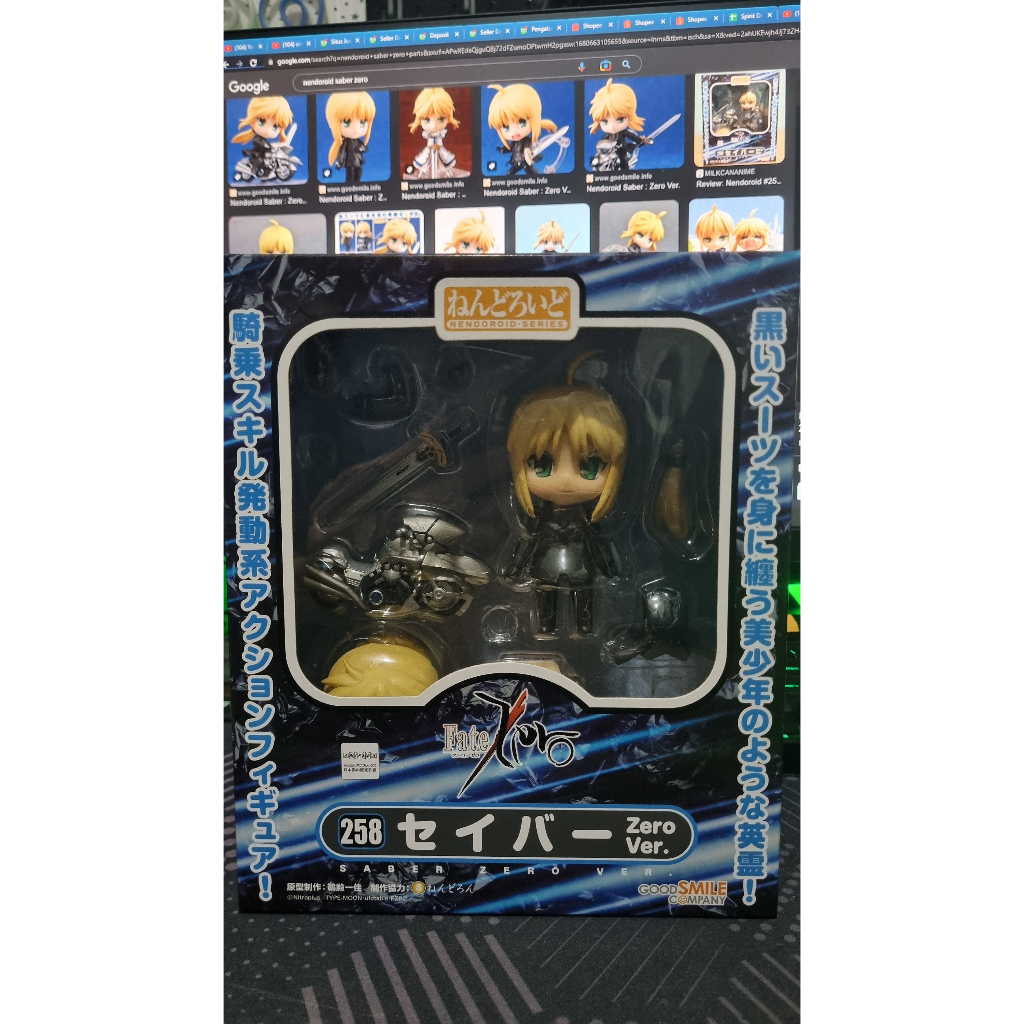 Jual Original Nendoroid Saber Zero Ver. 258 - Fate Zero (BIB) | Shopee ...