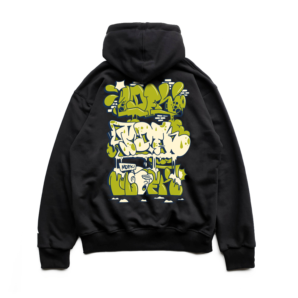 Jual HOODIE MDFK TRIPLE | GRAFFITI | ORIGINAL | OVERSIZE HOODIE 100% ...
