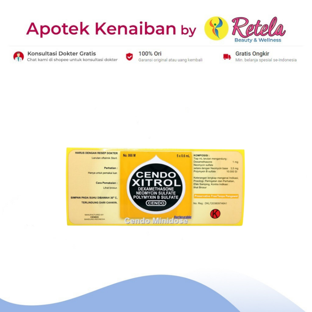 Jual CENDO XITROL MINIDOSE 0.6ML | Shopee Indonesia