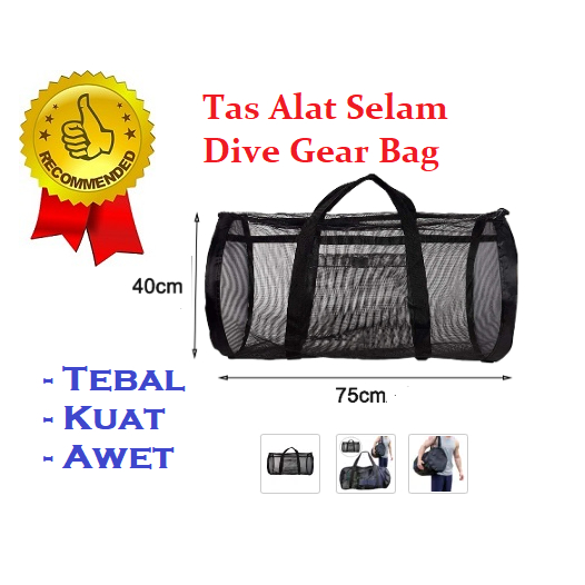 Jual Tas Jaring Alat Selam Scuba Diving Dive Gear Bag Regulator Octopus Second Stage Fin Kaki ...