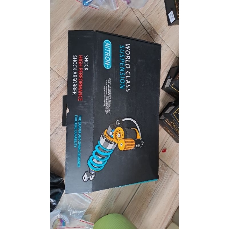 Jual shock blkg nitron+HPA xmax,pcx cbu made in vietnam | Shopee Indonesia