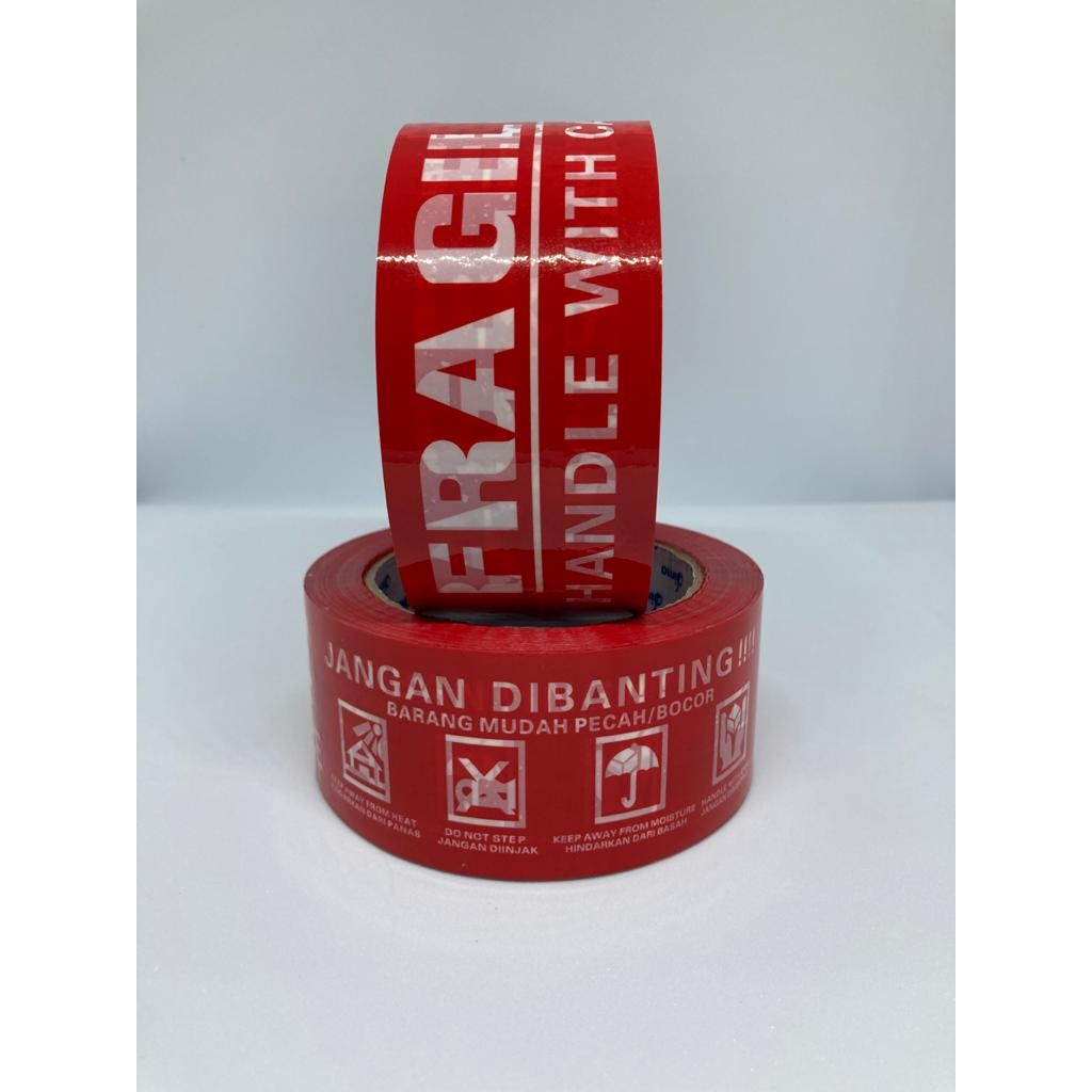 Jual Lakban Fragile My Tape Merah Putih Jangan di Banting 100 yard ...