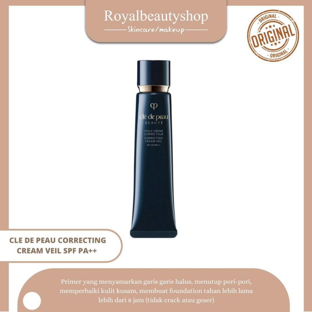 Jual Cle de Peau Correcting Cream Veil SPF 25 PA++ 37 ML | Shopee Indonesia