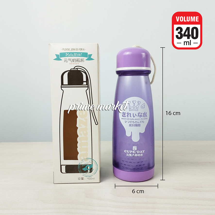 Jual Botol Minum Aesthetic Botol Air Minum Tumbler Minum Aesthetic Botol Infused Water 400ml ...