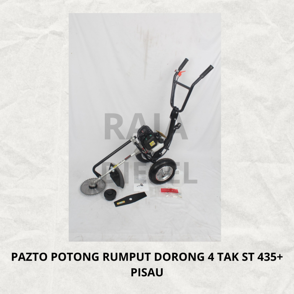 Jual PAZTO Mesin Potong Rumput Dorong 4 Tak 435 Bensin Lawn Mower ...