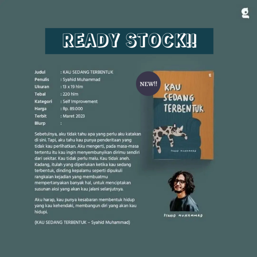 Jual Manusia Dan Badainya Kau Sedang Terbentuk Duduk Dulu Jangan Lupa ...