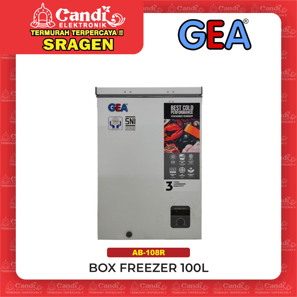 Jual GEA Box Freezer 100 Liter - AB-108R | Shopee Indonesia