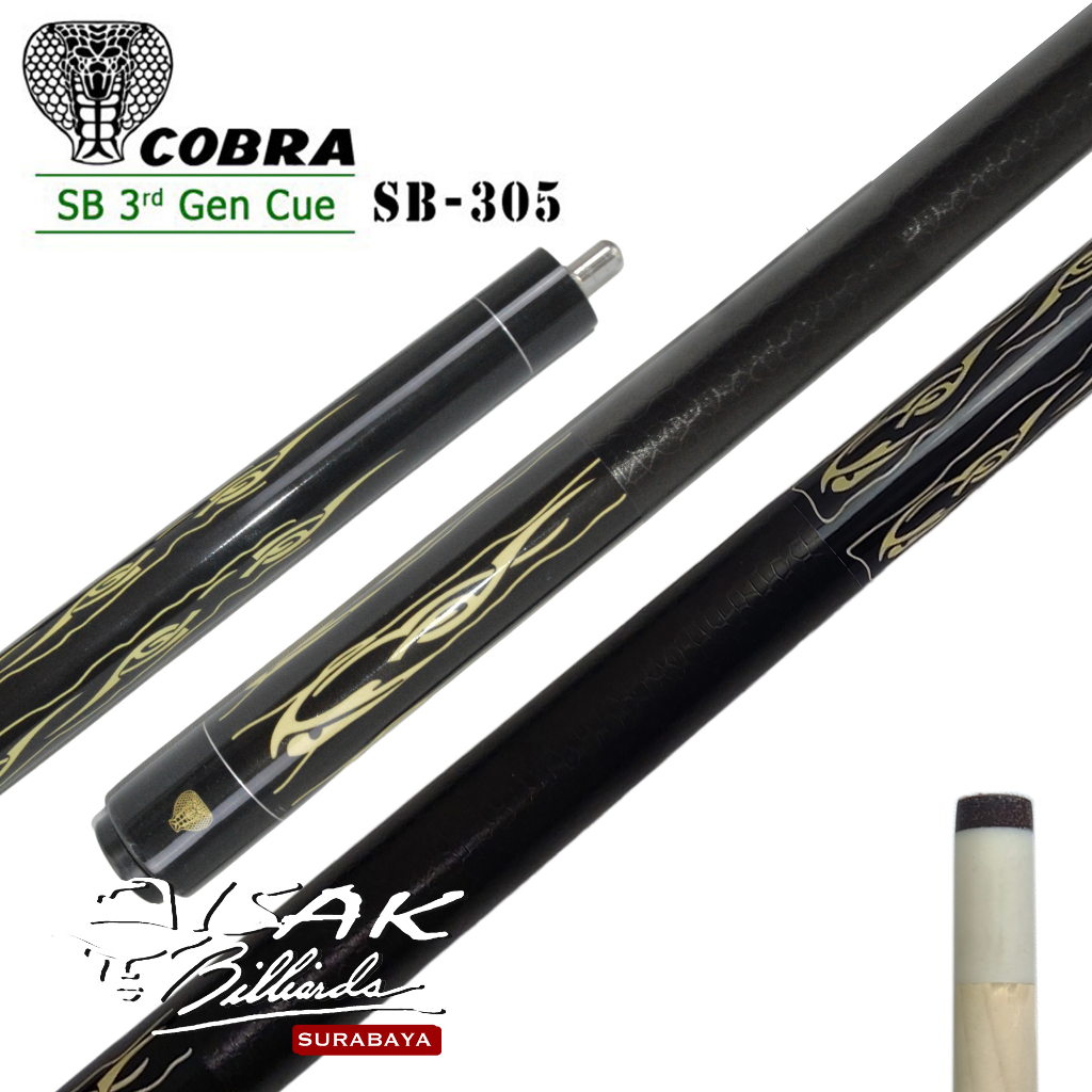 Jual Cobra SB-305 Pool Cue - 13 mm Maple Billiard Stick Stik Biliar by Fury | Shopee Indonesia