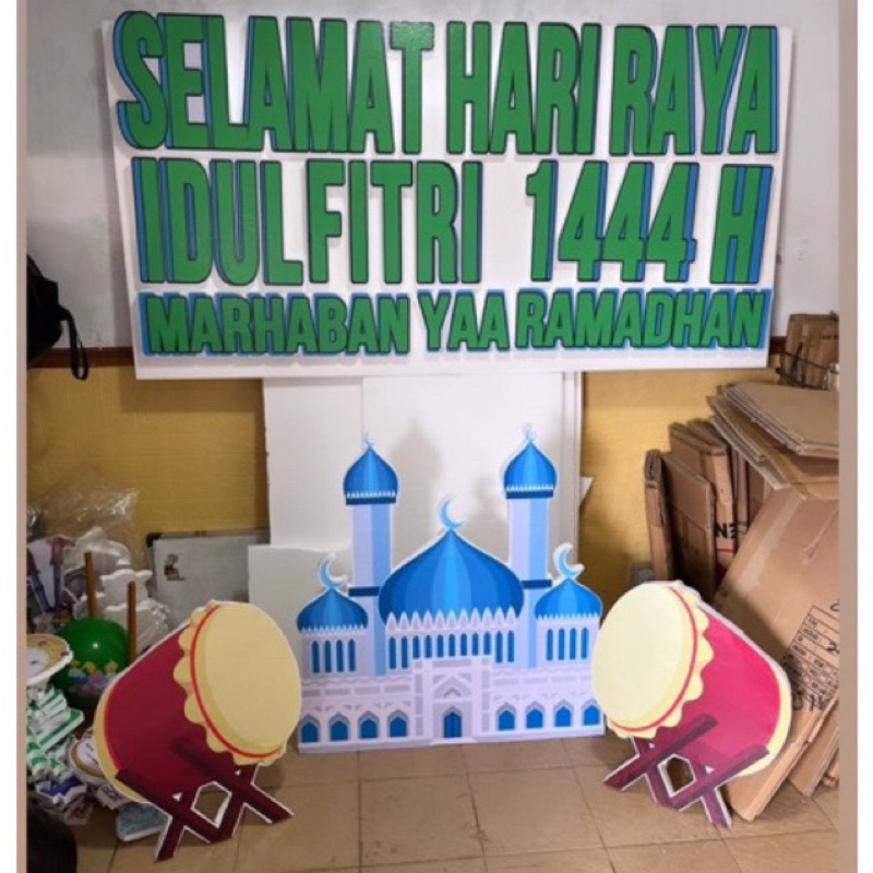 Jual BONUS AMPLOP THR JUMBO DEKORASI STANDING BEDUG UNTA POHON KURMA ...