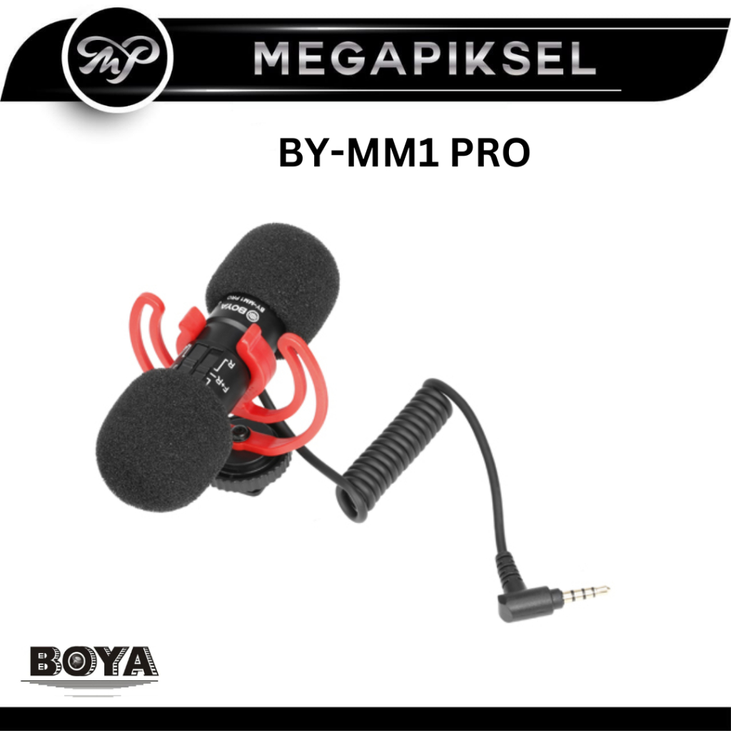 Jual BOYA BY-MM1 PRO Dual Capsule Condenser Shotgun Mic Microphone ...