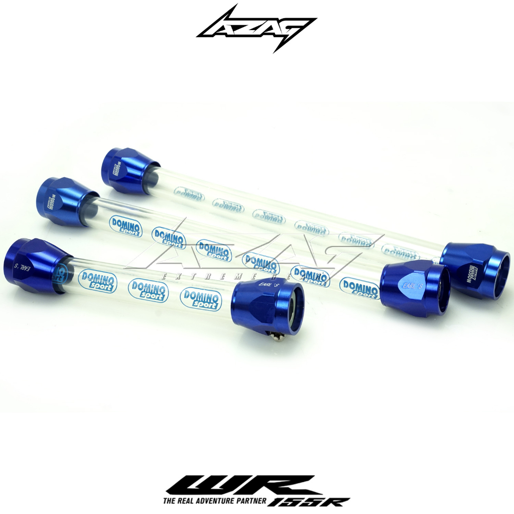 Jual selang radiator wr transparan domino dan kleman blue | Shopee ...